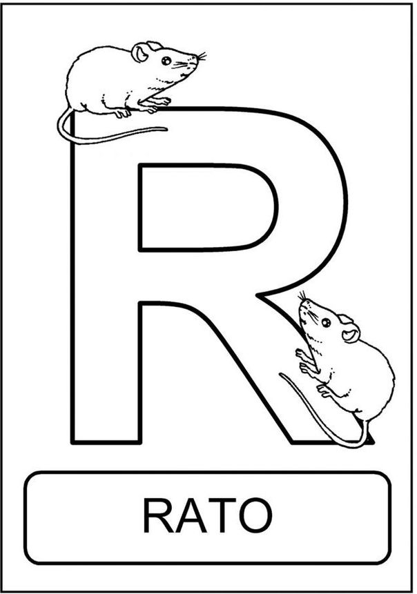 Alfabeto animais - Desenhos Imprimir