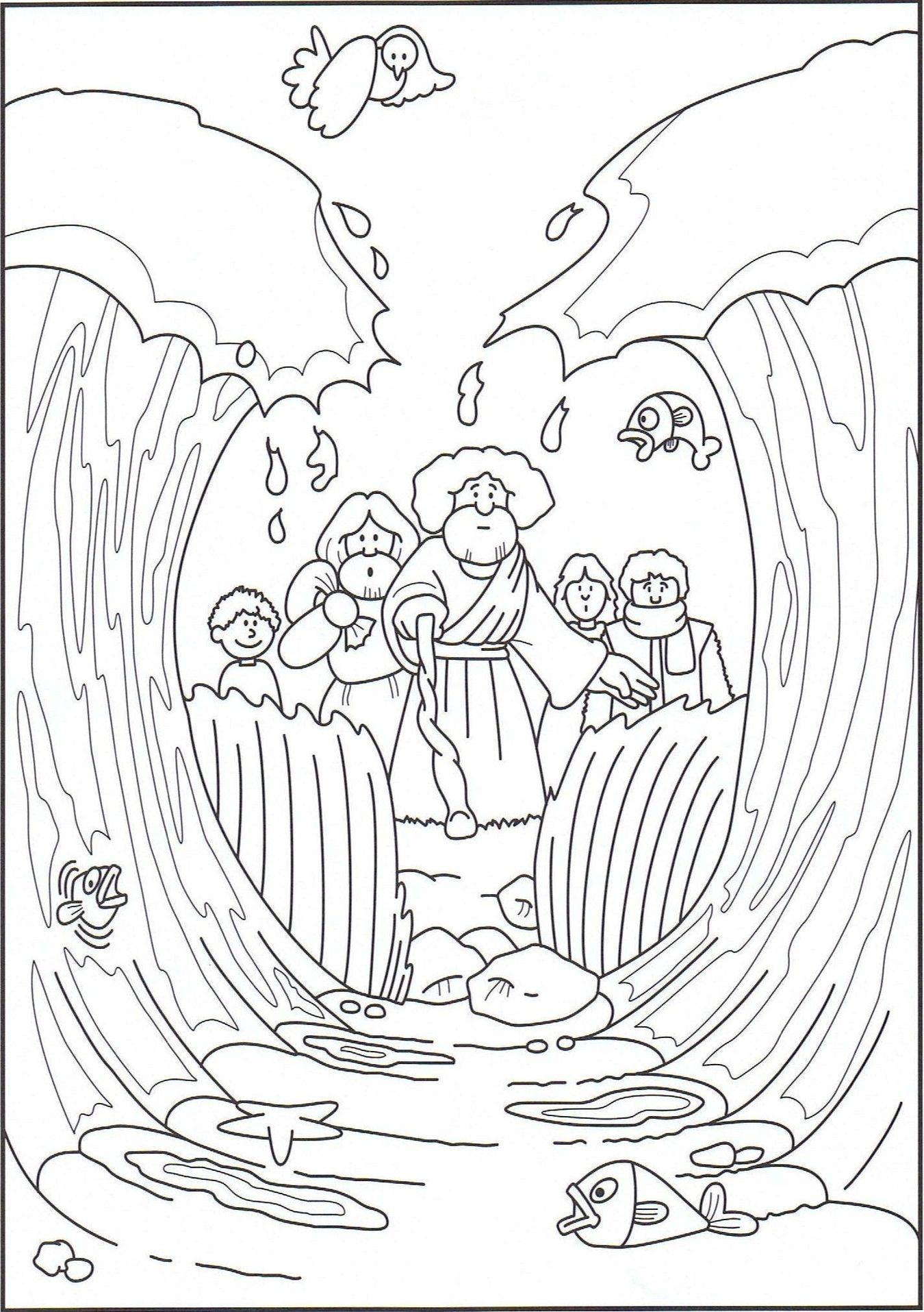 Bebe Moises Para Colorir - RETOEDU