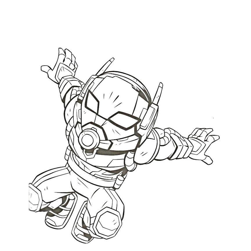 Desenhos do Homem Formiga em PDF para colorir - Desenhos Imprimir