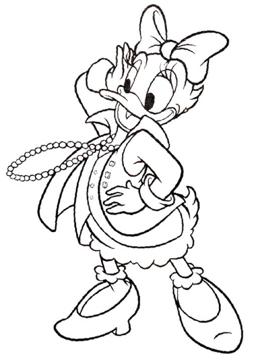 Desenhos da Margarida Donald para colorir - Desenhos Imprimir