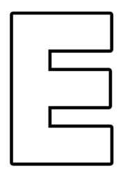 Moldes de letras para imprimir - Desenhos Imprimir