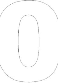 Moldes de números para imprimir - Desenhos Imprimir