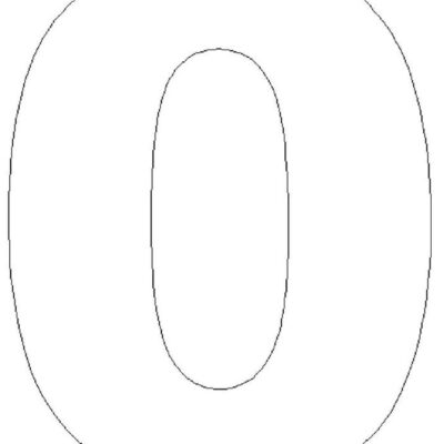 Moldes de números para imprimir - Desenhos Imprimir