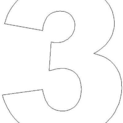 Moldes de números para imprimir - Desenhos Imprimir