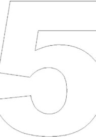 Moldes de números para imprimir - Desenhos Imprimir