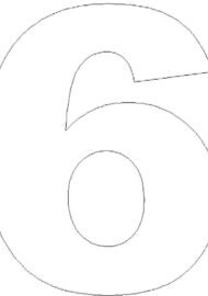 Moldes de números para imprimir - Desenhos Imprimir