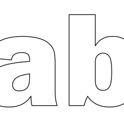 Letras de Forma para imprimir - Desenhos Imprimir