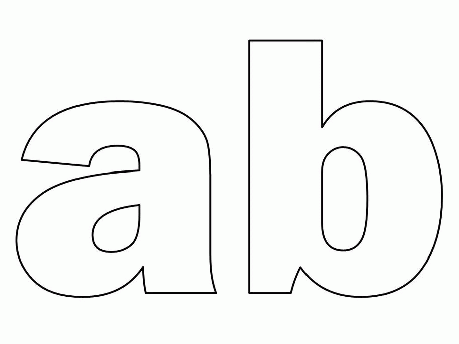 Letras de Forma para imprimir - Desenhos Imprimir