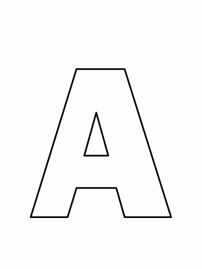 Letras de Forma para imprimir - Desenhos Imprimir