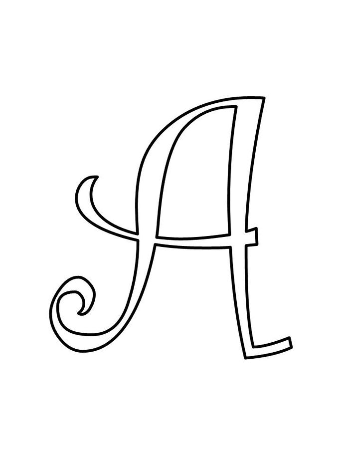 Letras Diferentes para imprimir - Desenhos Imprimir