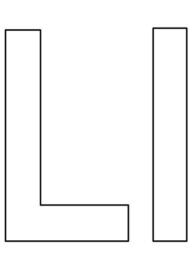 Letras Grandes para imprimir - Desenhos Imprimir