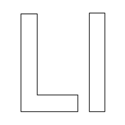 Letras Grandes para imprimir - Desenhos Imprimir