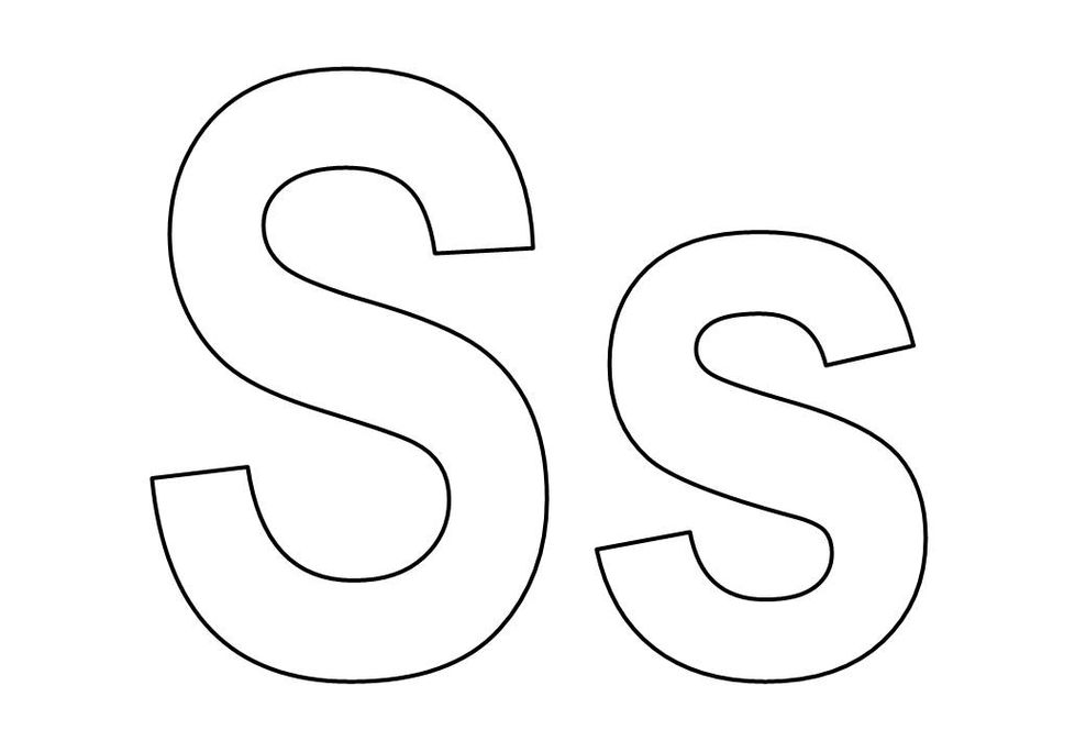 Letras Grandes para imprimir - Desenhos Imprimir