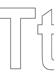 Letras Grandes para imprimir - Desenhos Imprimir