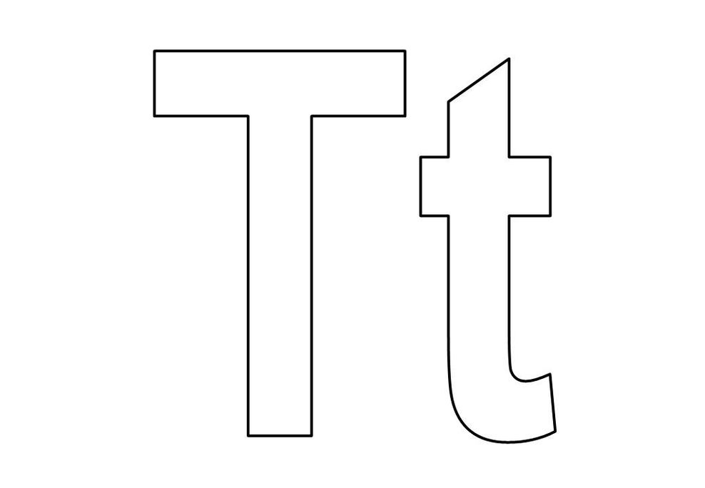 Letras Grandes para imprimir - Desenhos Imprimir