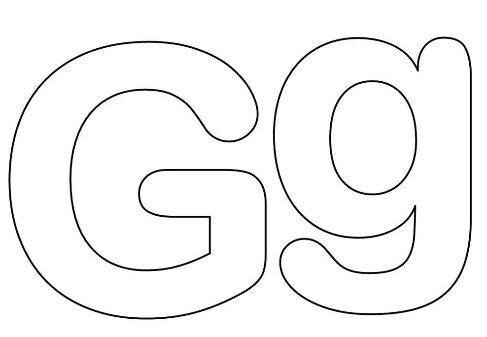 Letras para imprimir Maiúsculas e Minúsculas - Desenhos Imprimir