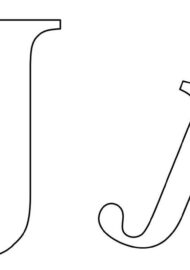 Molde de Letras em PDF - Desenhos Imprimir