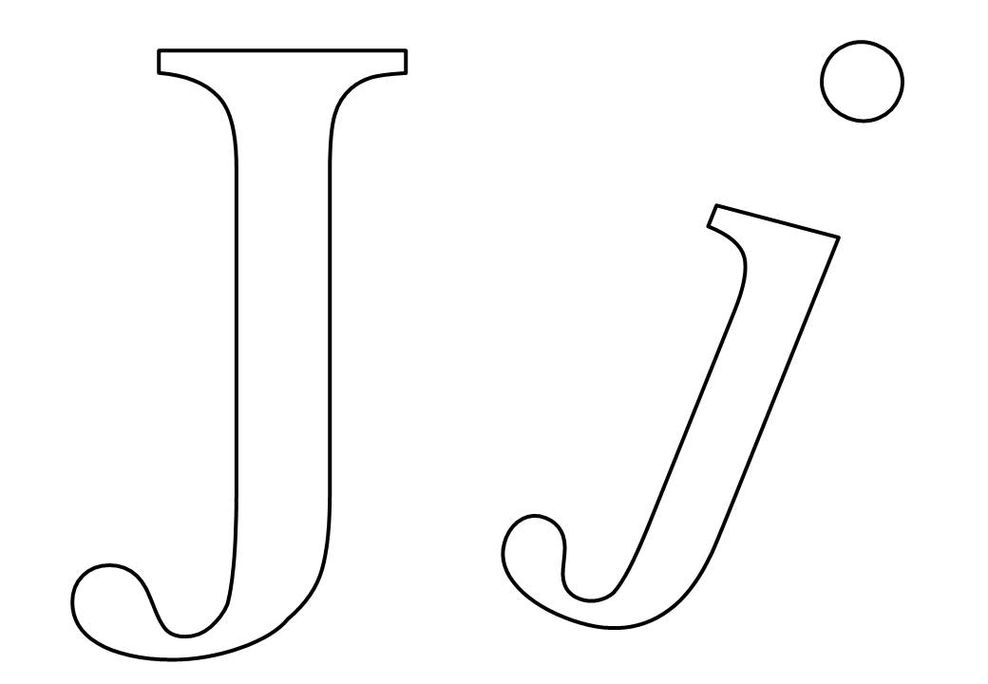 Molde de Letras em PDF - Desenhos Imprimir