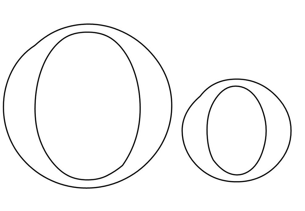 Molde de Letras em PDF - Desenhos Imprimir