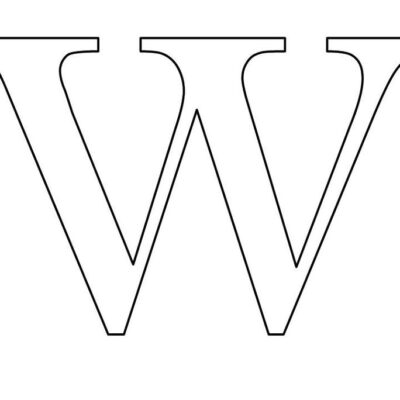 Molde de Letras em PDF - Desenhos Imprimir