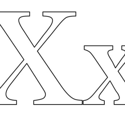 Molde de Letras em PDF - Desenhos Imprimir