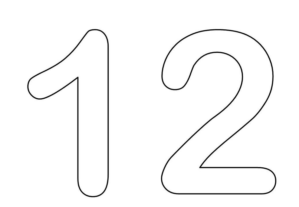 Molde De Números Para Imprimir Desenhos Imprimir